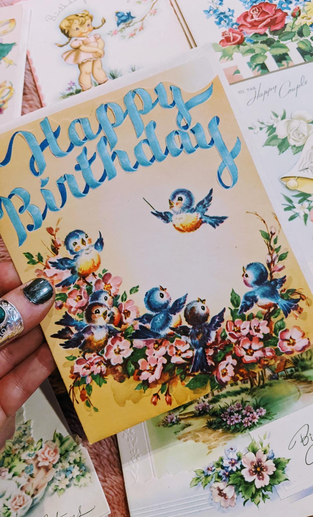 Vtg Circa 1950s Absolutely Stunning Eaton Paper Greeting Cards Set of 9 ...