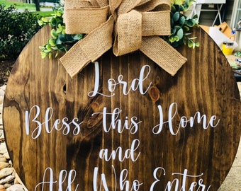 Religious Door Sign - Etsy