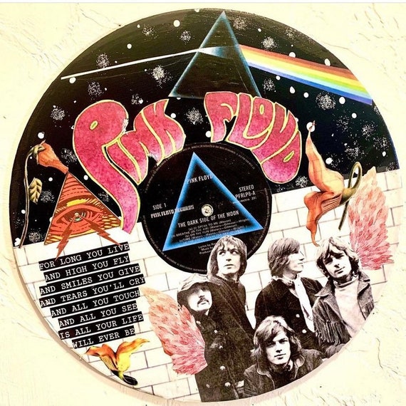 Pink Floyd Dark Side of the Moon Vinyl Art Record Design - Etsy