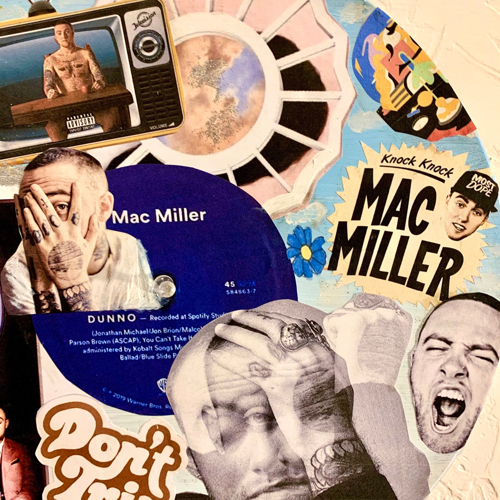 Mac Miller Vinyl Record Art Memorial Album Cover Poster, Merch, Mirror ...