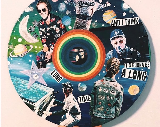 Custom Personalized VINYL RECORD Art Ft. Picture Your Fav Artist ...