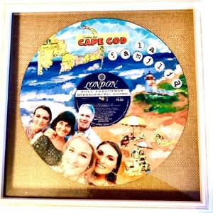 Custom Personalized VINYL RECORD Art Ft. Picture Your Fav Artist ...