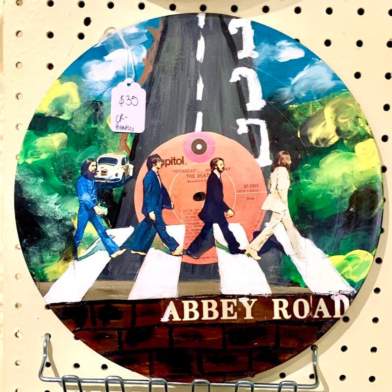 The Beatles Abbey Road 60s Vinyl Record Art Wall Art - Etsy