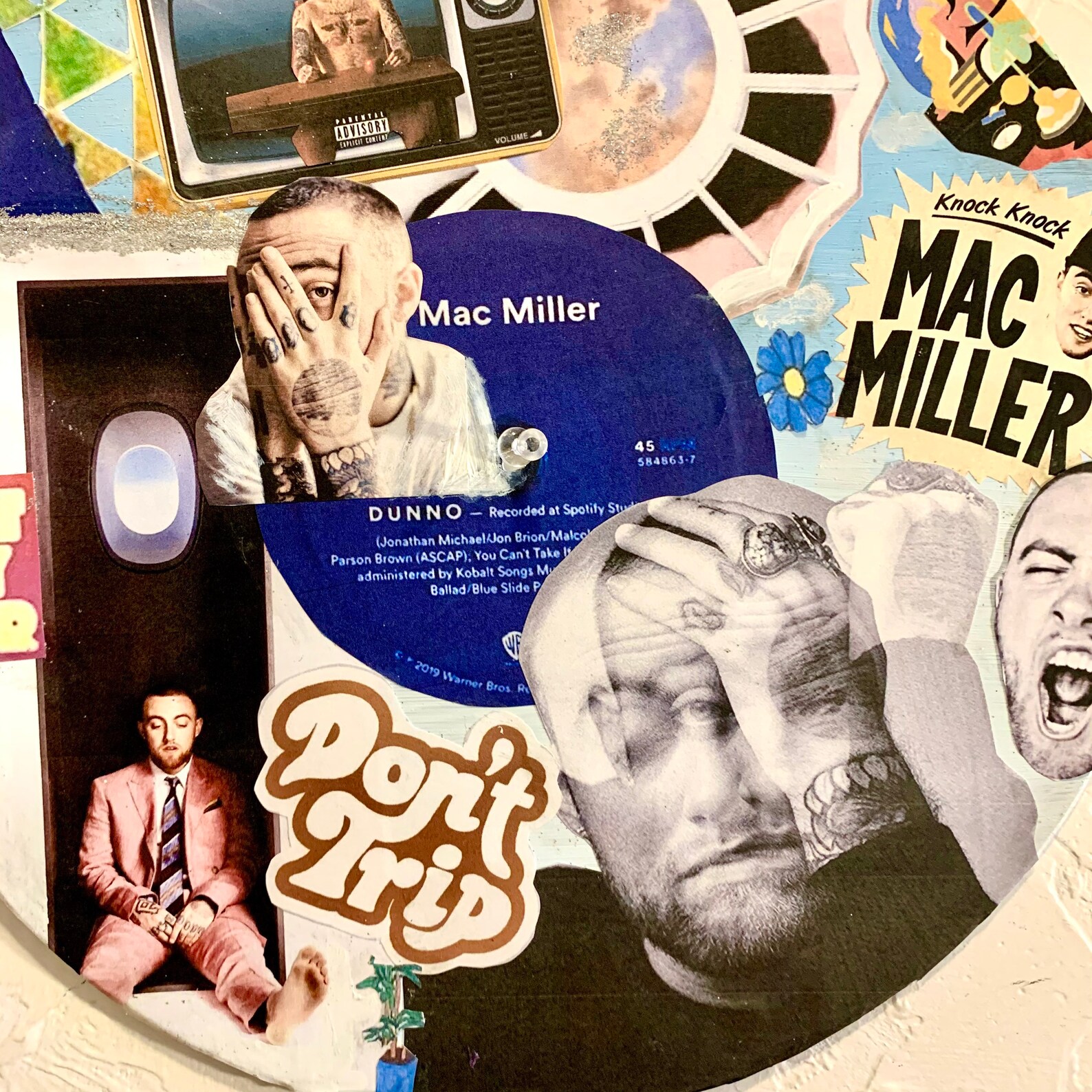 Mac Miller Vinyl Record Art Memorial Album Cover Poster, Merch, Mirror ...