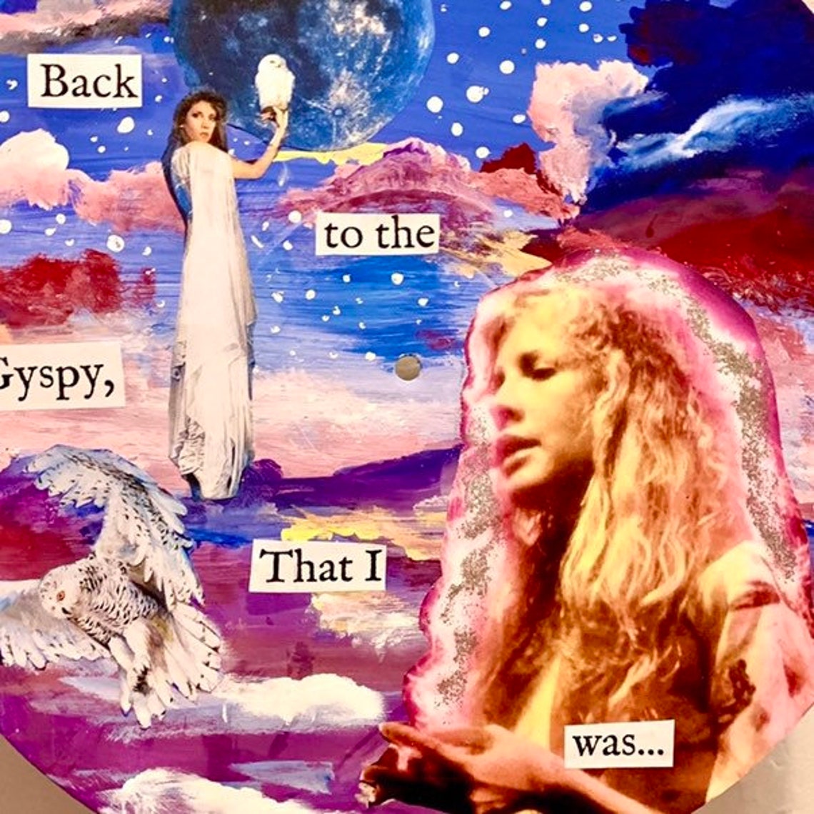 Stevie Nicks Gypsy Fleetwood Mac 70s Rock Vinyl Record Art | Etsy