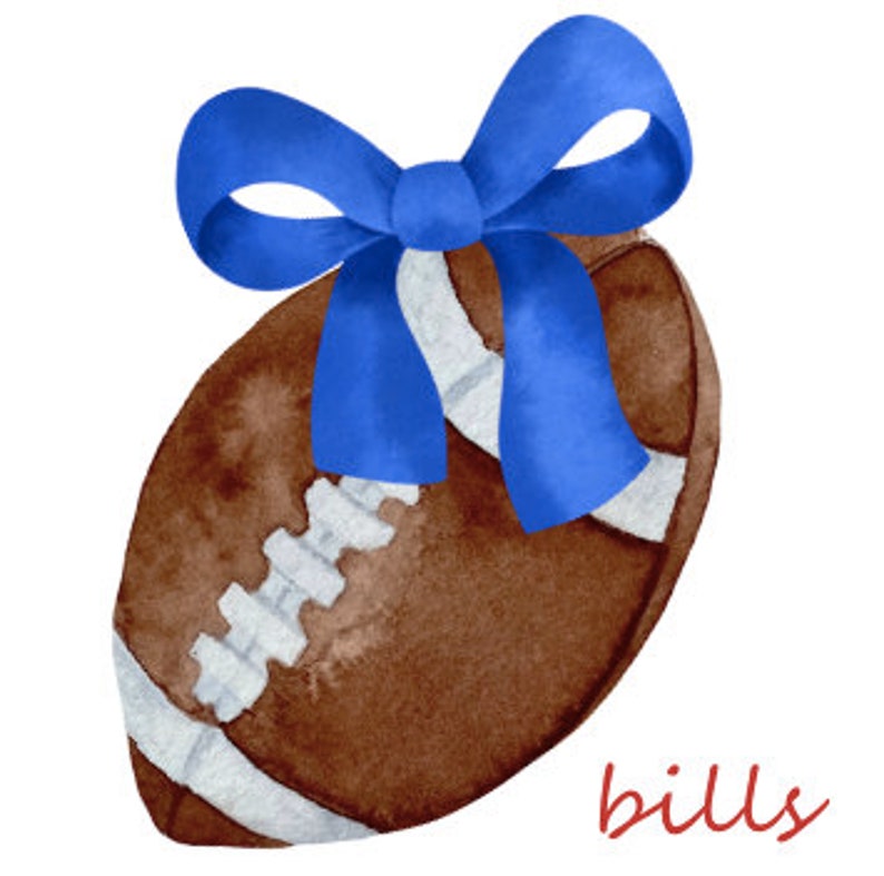 Bills Football and Bow SVG, PNG, Digital File - Etsy
