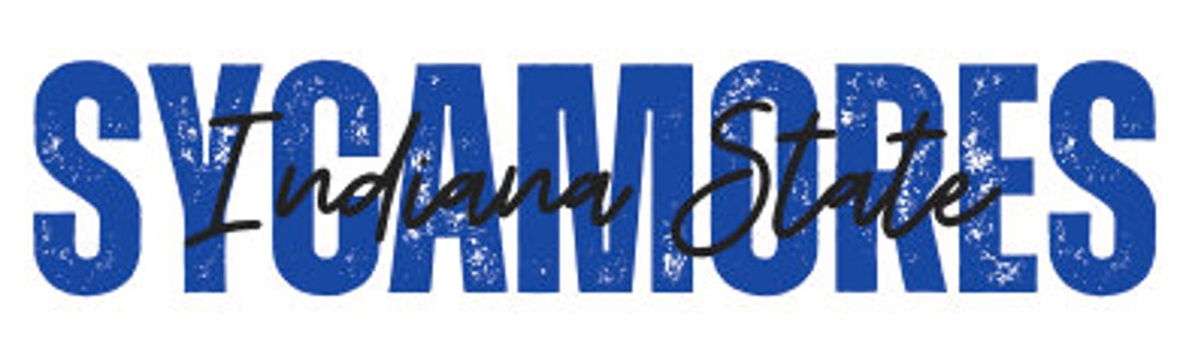 Cursive Bold Indiana State Sycamores, Team Spirit, Spirit Wear, School ...