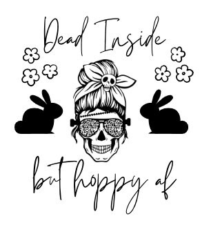 Dead Inside but Hoppy AF - Etsy