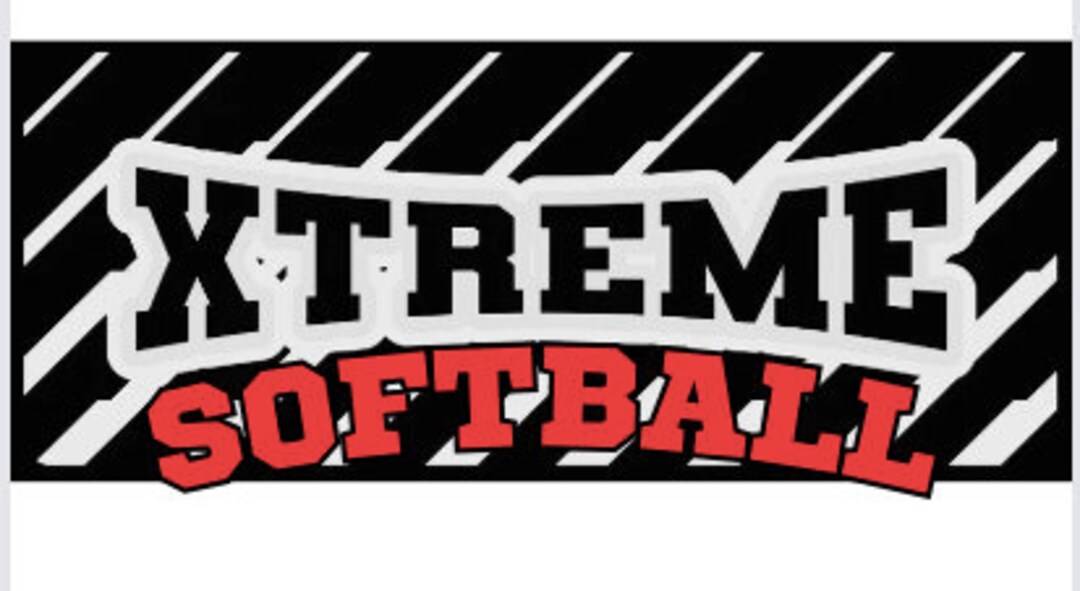 Red Varsity Xtreme Softball SVG, PNG - Etsy