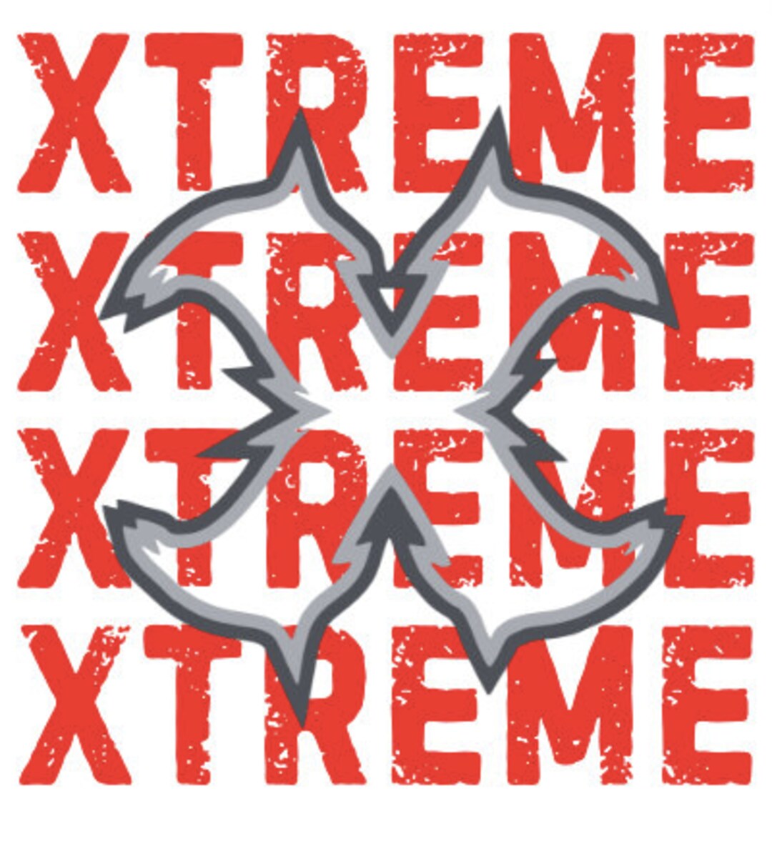 Distressed Red Xtreme SVG, PNG - Etsy