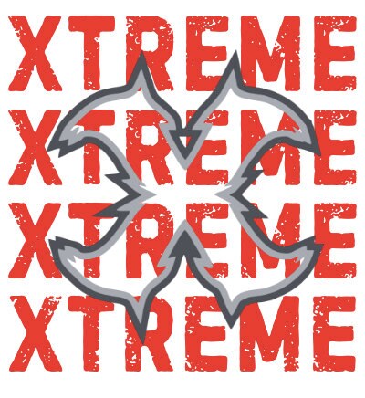 Distressed Red Xtreme SVG, PNG - Etsy