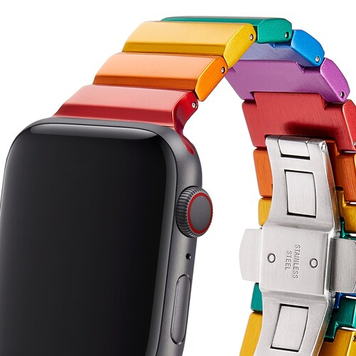JUUK Ligero Rainbow Aluminum Apple Watch Band - Etsy