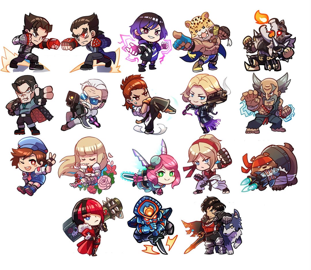 Tekken Charms - Etsy