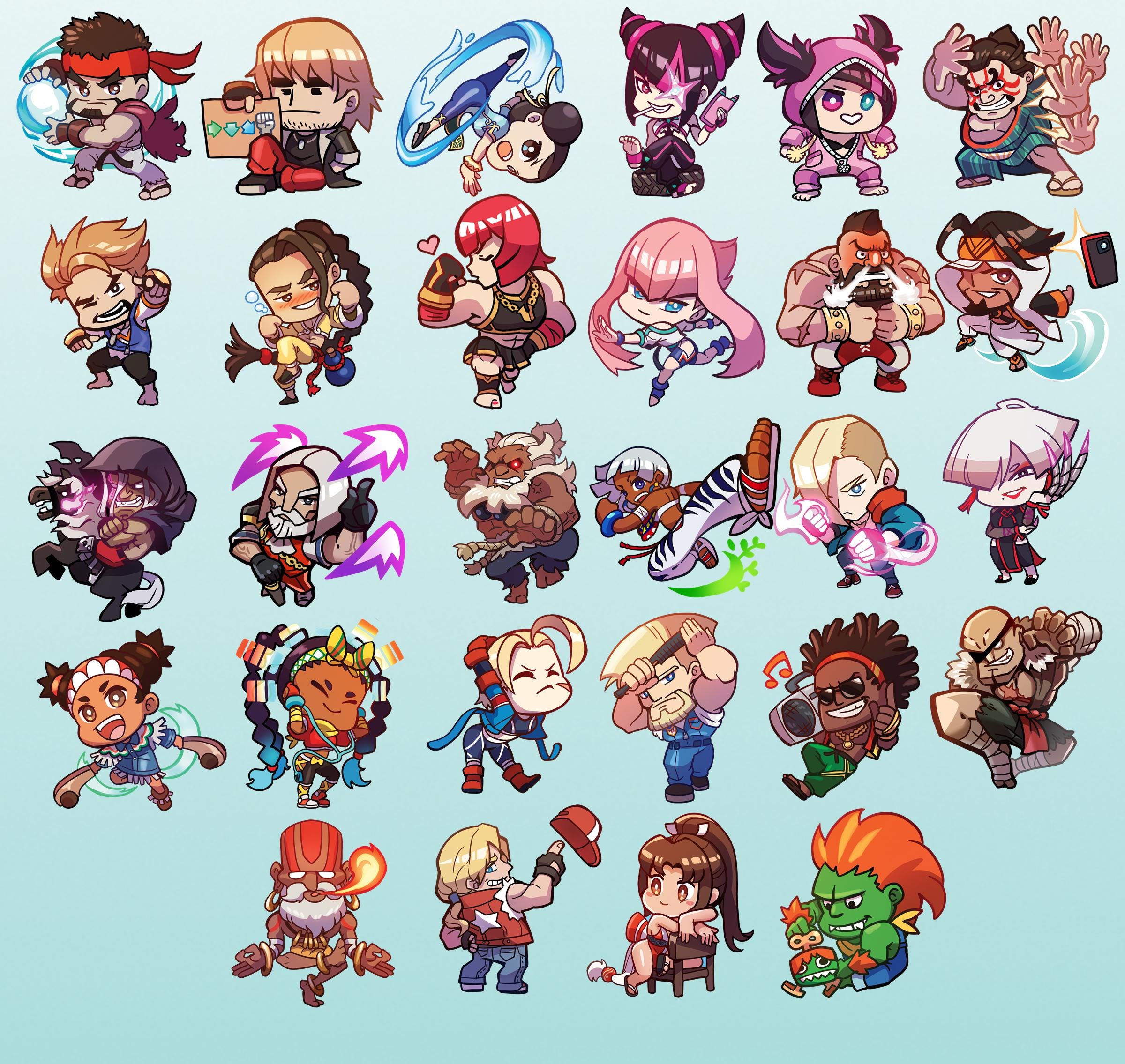Street Fighter 6 Charms - Etsy