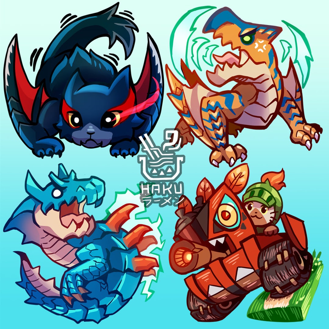 MH Monster Charms 03 - Etsy