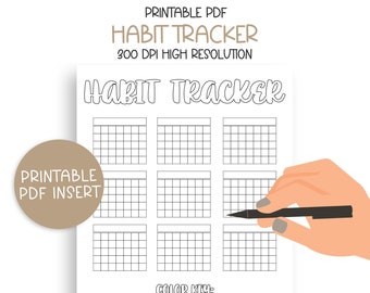 31 Day Habit Tracker | Etsy