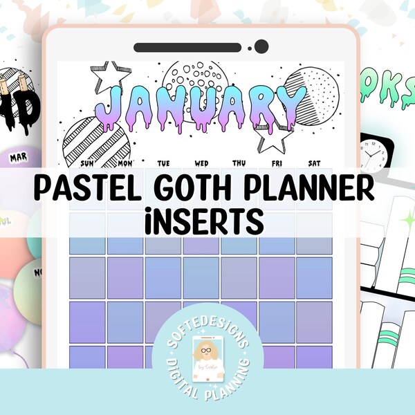 Goodnotes Goth Stickers - Etsy