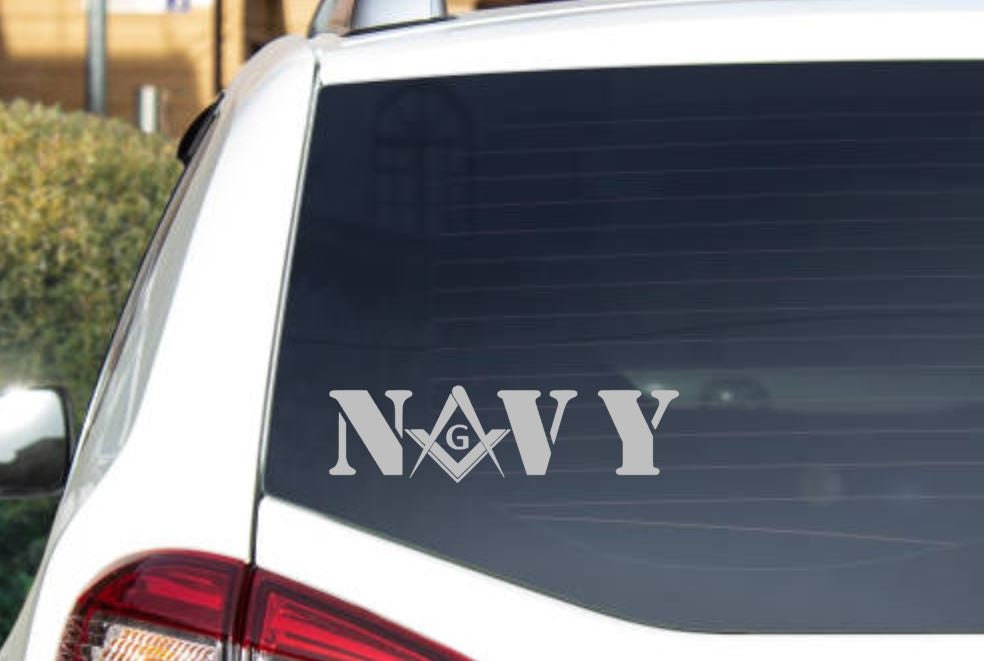 2B1ASK1 Square & Compass Masonic Bumper Sticker TME-EMB-B-00015 5.25 ...