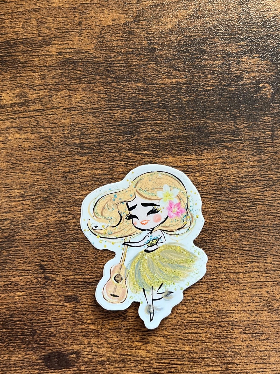 Blonde Hula Dancer Sticker – Waterproof Vinyl Decal for Laptop, Car - Etsy