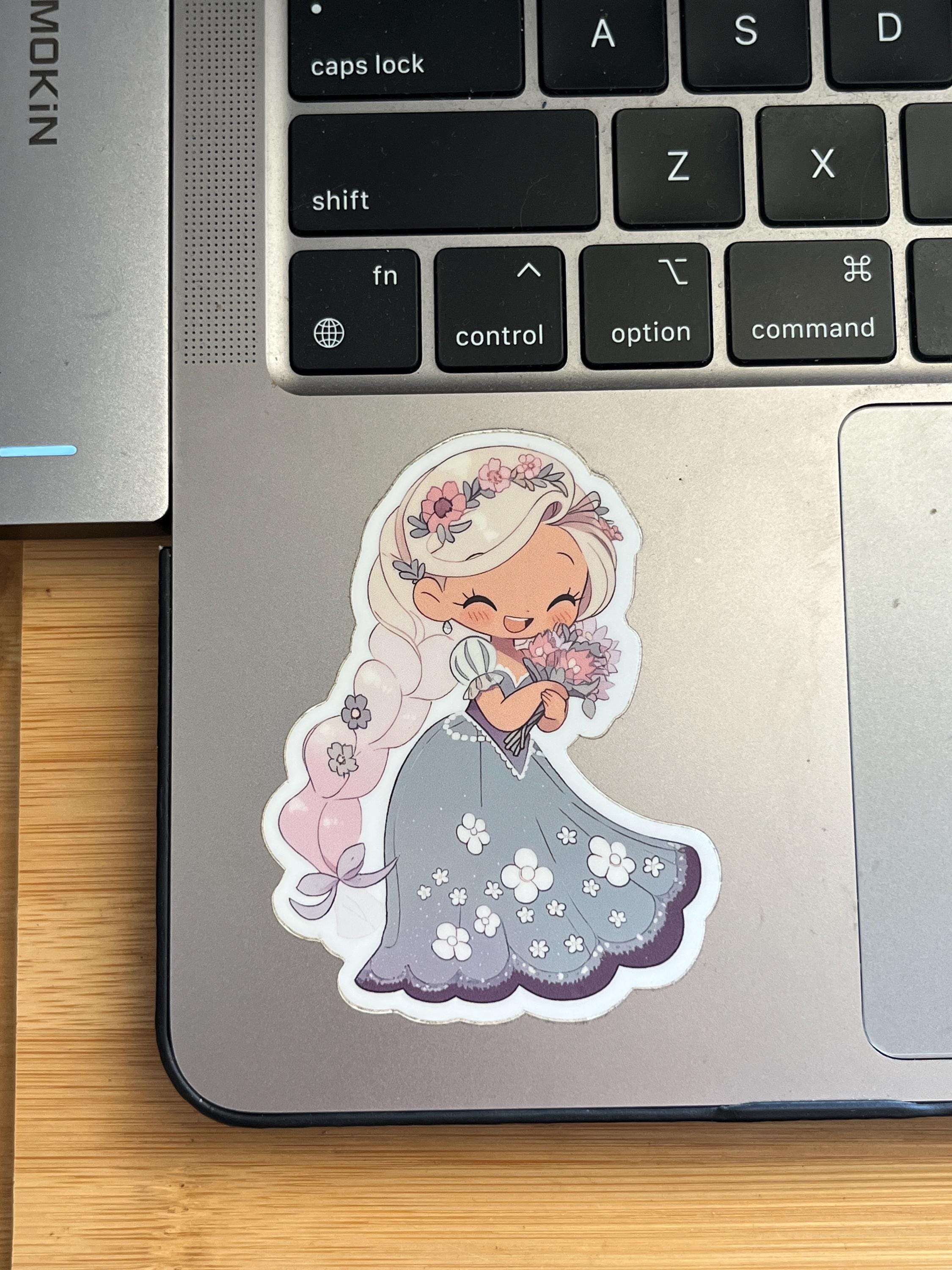 Blonde Hula Dancer Sticker – Waterproof Vinyl Decal for Laptop, Car - Etsy