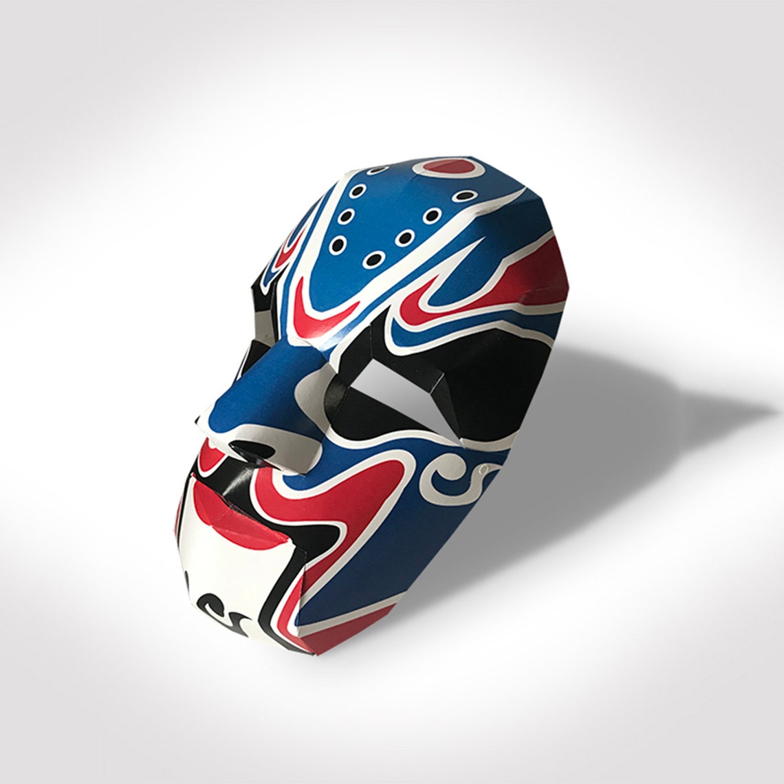 Headwear Series Chinese Peking Opera Mask SHA Wu Jing - Etsy