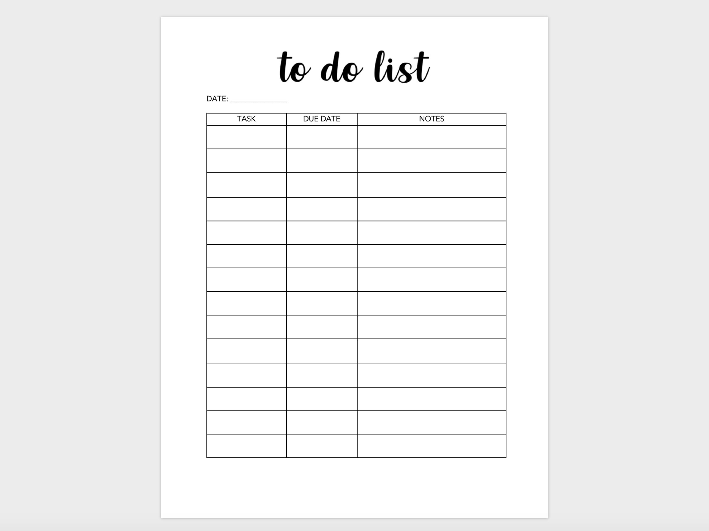 Printable Personal To Do List Template Printable To Do Etsy printable-personal-to-do-list-template-printable-to-do-etsy