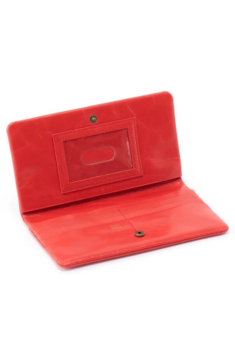 NWT Brand New Hobo Lumen Bifold Leather Wallet Rio Women Bag Retired ...