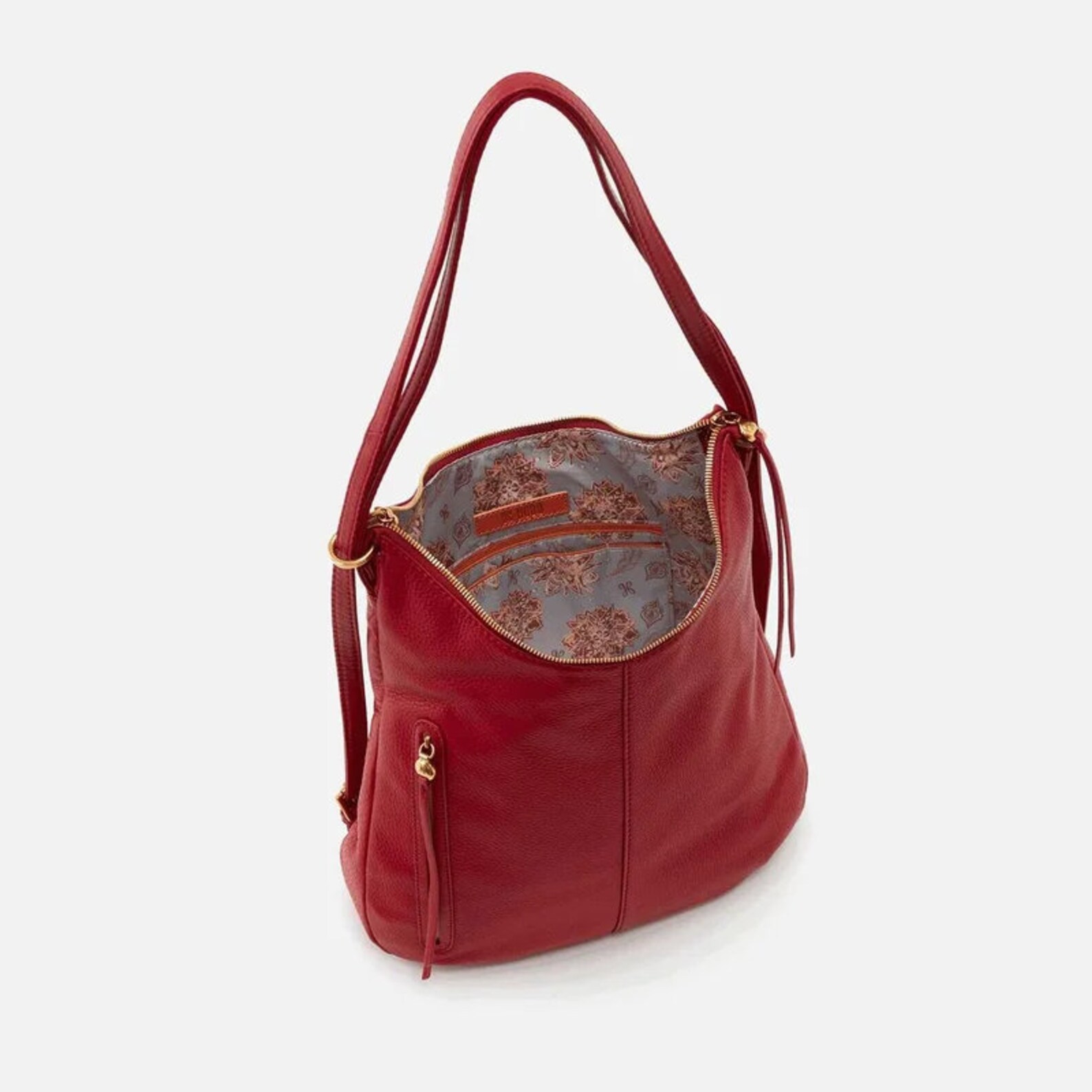 NWT Brand New Hobo Merrin Convertible Backpack Scarlet Women Bag ...