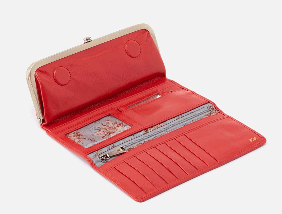 discountable price NWT Brand New Hobo Rachel Continental Wallet Rio Red ...