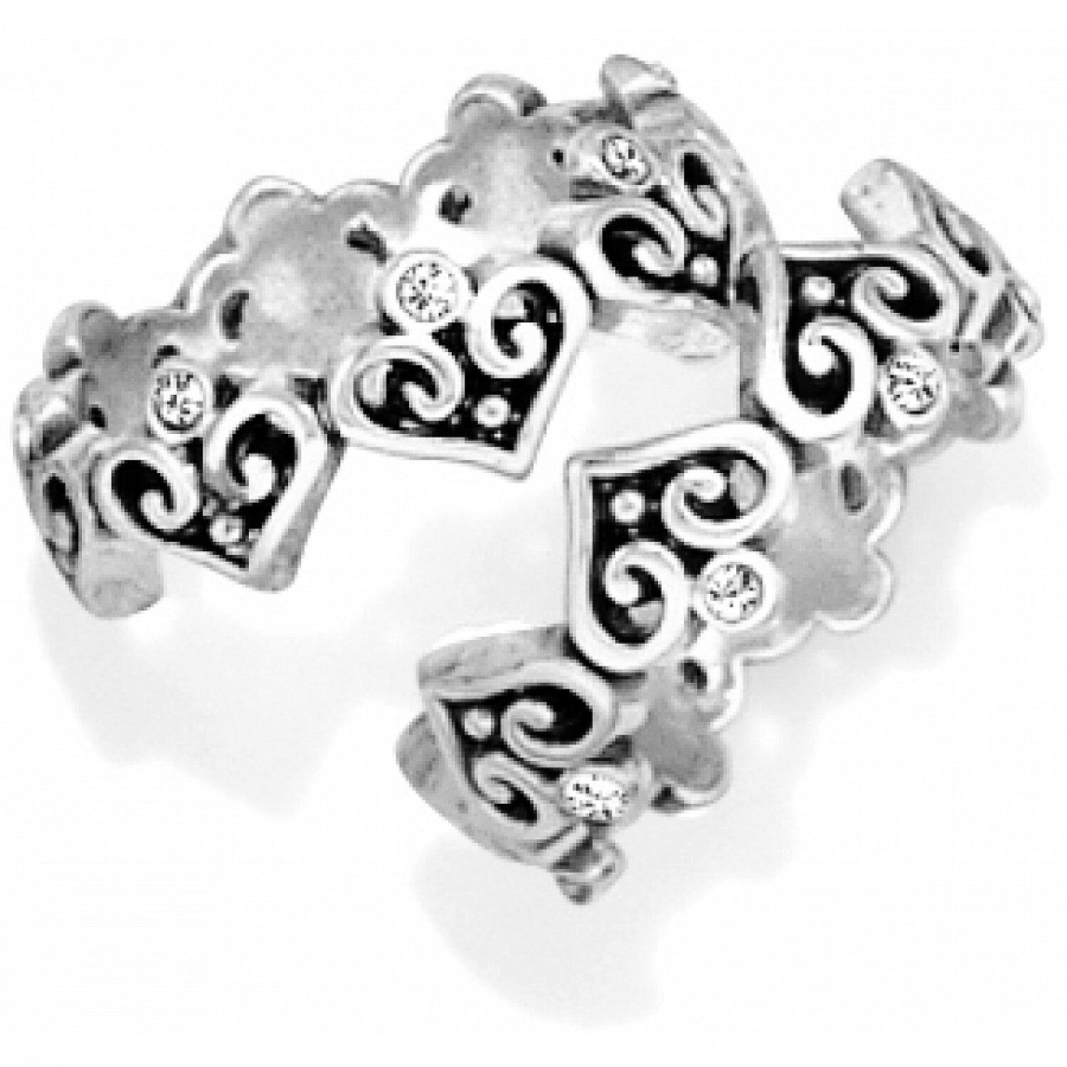 Brighton Ecstatic Heart Ring Women Retired Design Rare Find Brighton ...
