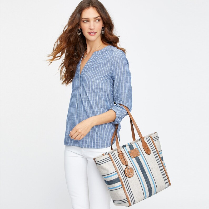 NWT Brand New Blue Water Dover Large Tote Women Bag Retired - Etsy