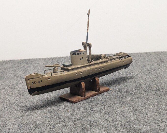 Wooden Ship Model of USS SC 25 Sub Chaser From WWI From the Famed ...