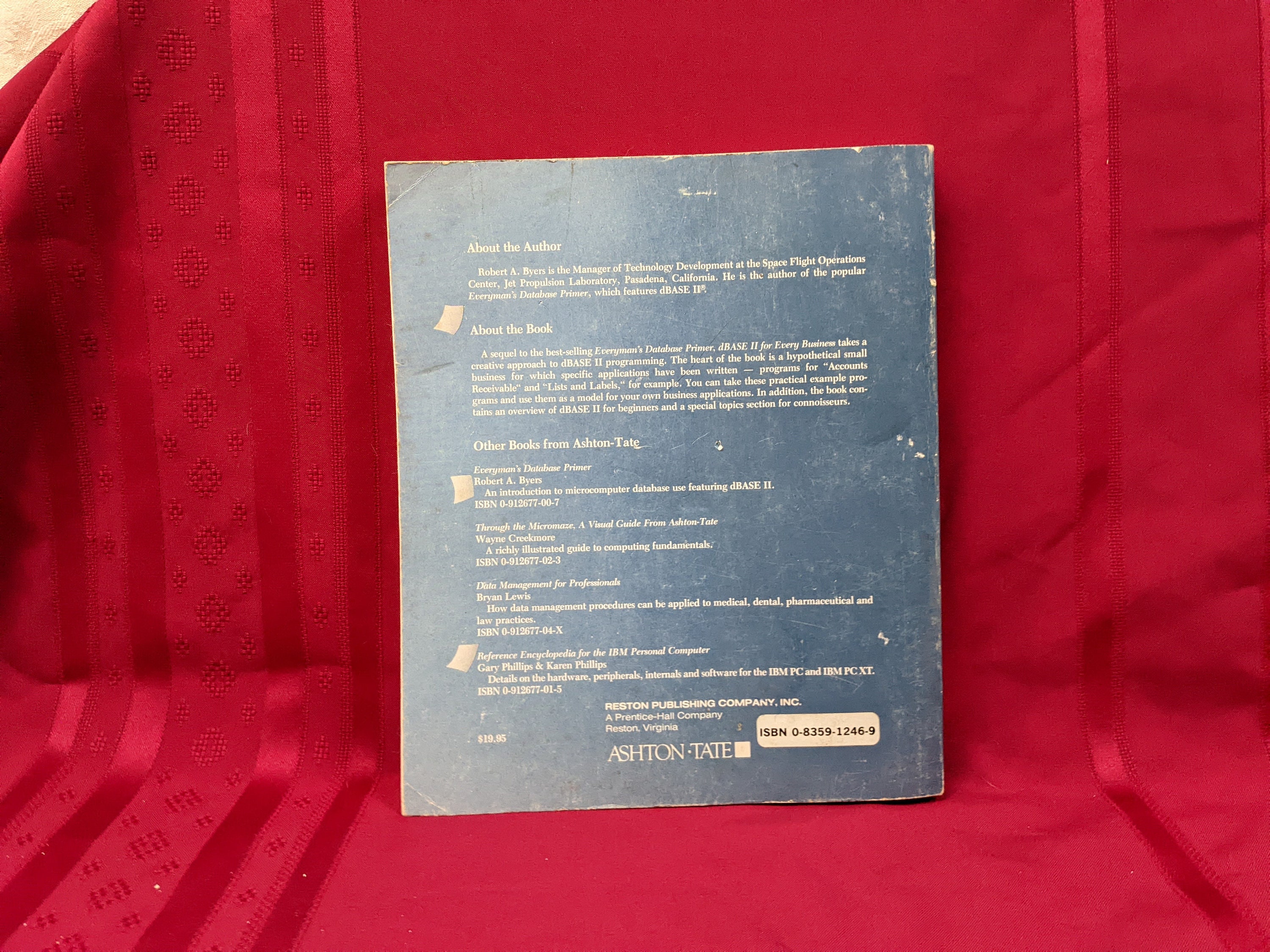 Mini Library of 3 Early 1980s PC Database Program Manuals Dbase II the ...