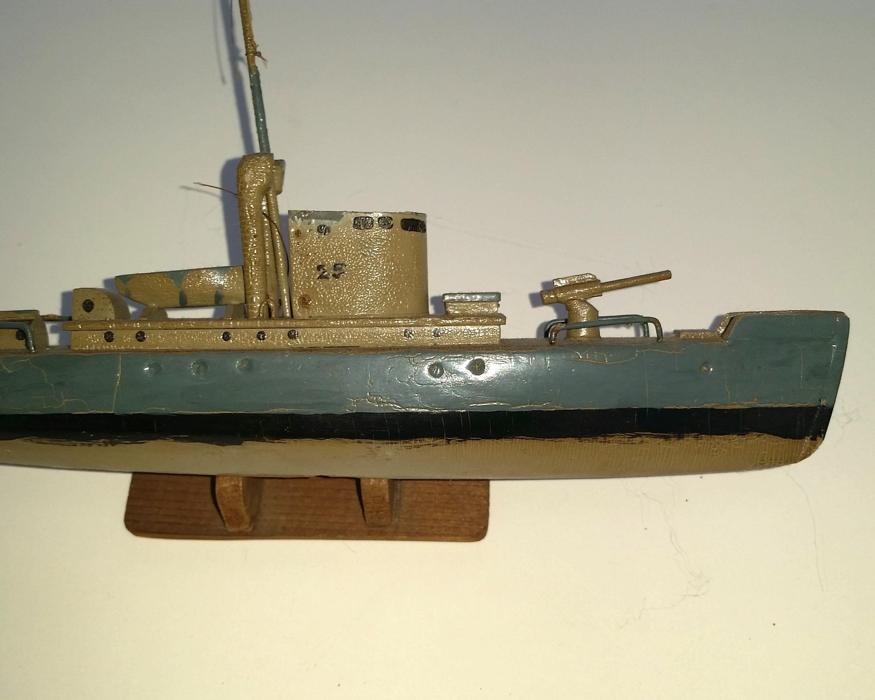 Wooden Ship Model of USS SC 25 Sub Chaser From WWI From the Famed ...