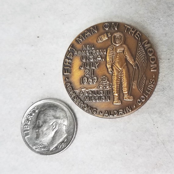 Apollo 11 Bronze Coin