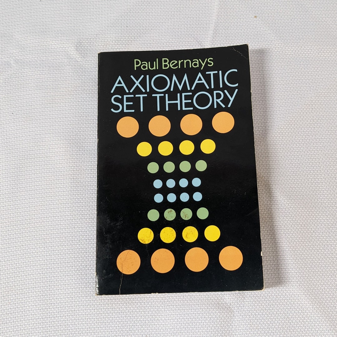 Axiomatic Set Theory, Mathematics Series Textbook, Dover Books by Paul ...