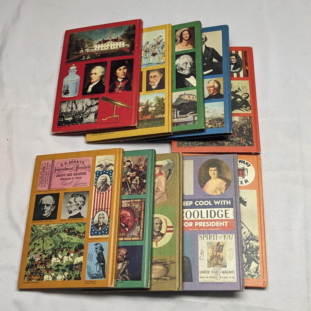 Vintage Set of the American Heritage Book of the Presidents and Famous ...