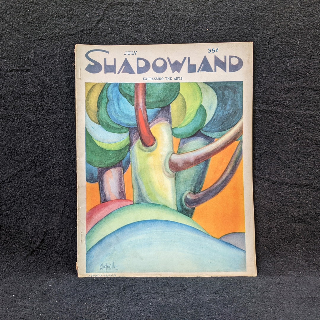 SHADOWLAND, July 1923, the Entire Magazine Issue. ROARING 20s and Art ...