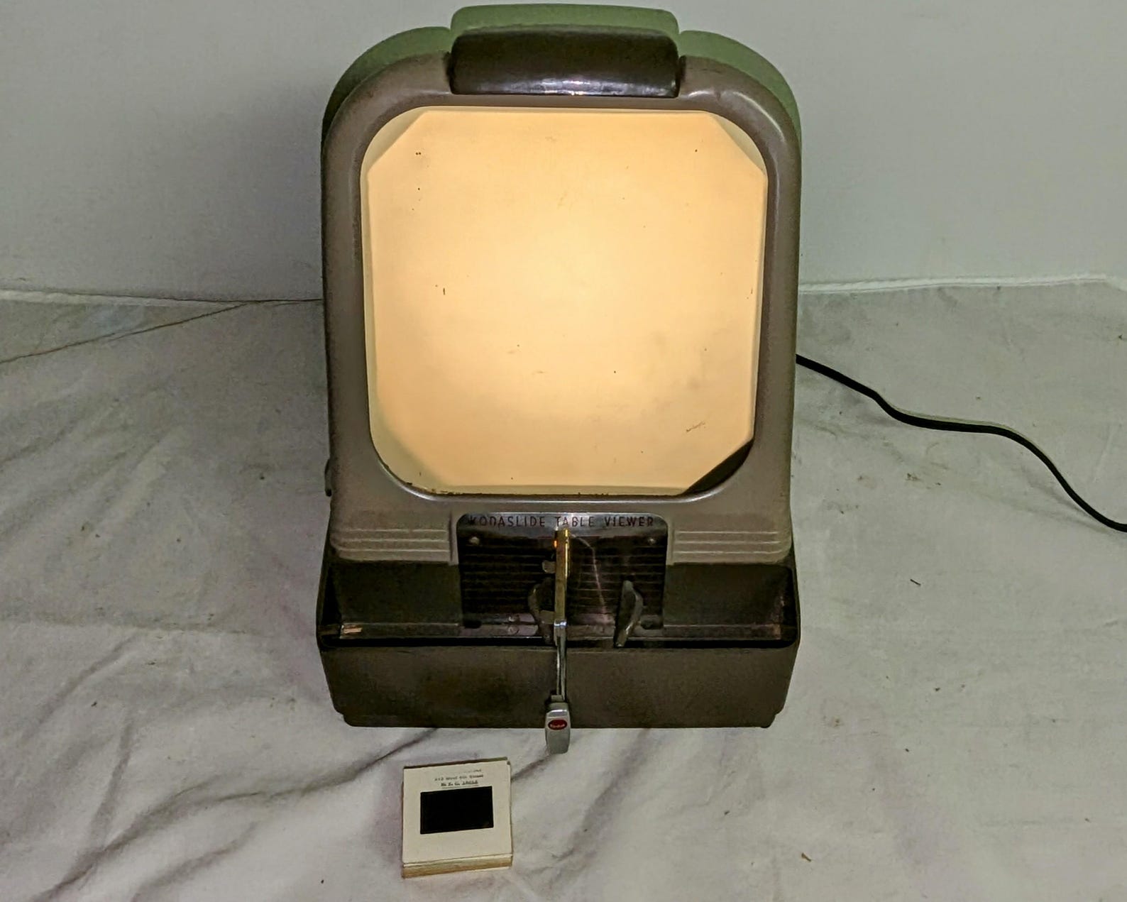 Retro Tech Table Slide Viewer Kodaslide Model A 35mm Slide Viewer ...