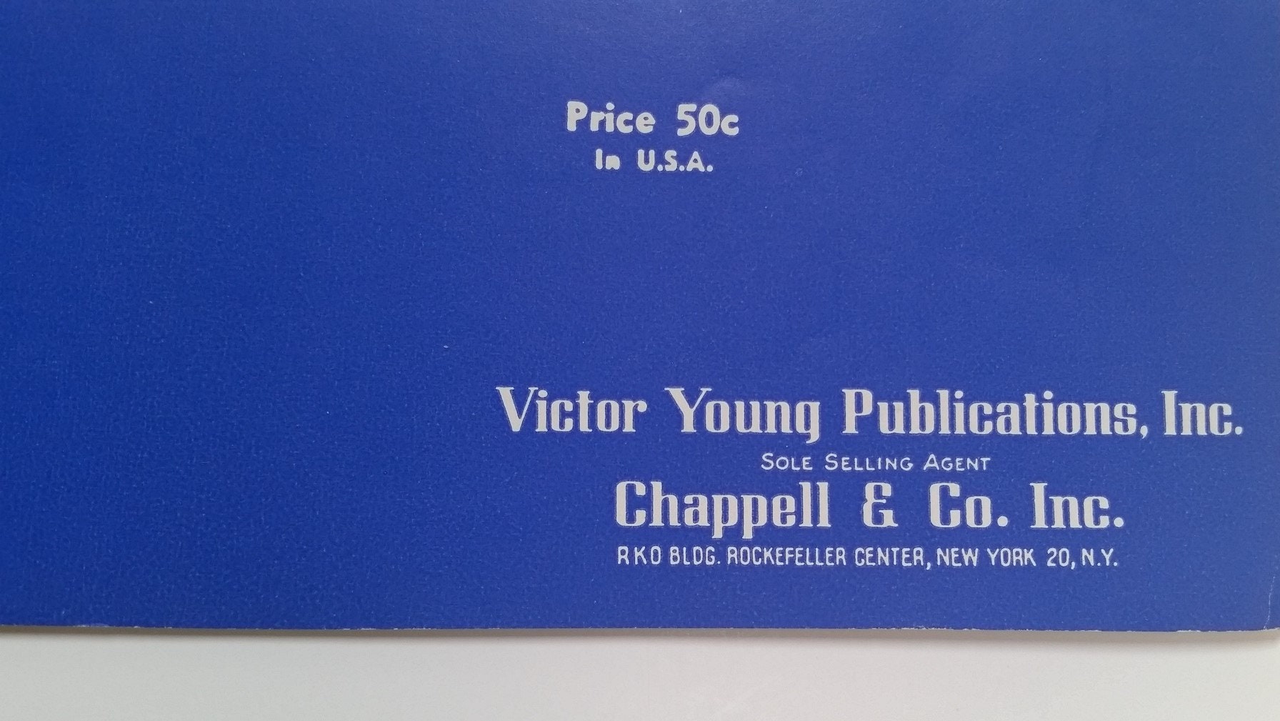 Original Sheet Music for blue Star. Theme Music for TV Show Medic 1954 ...