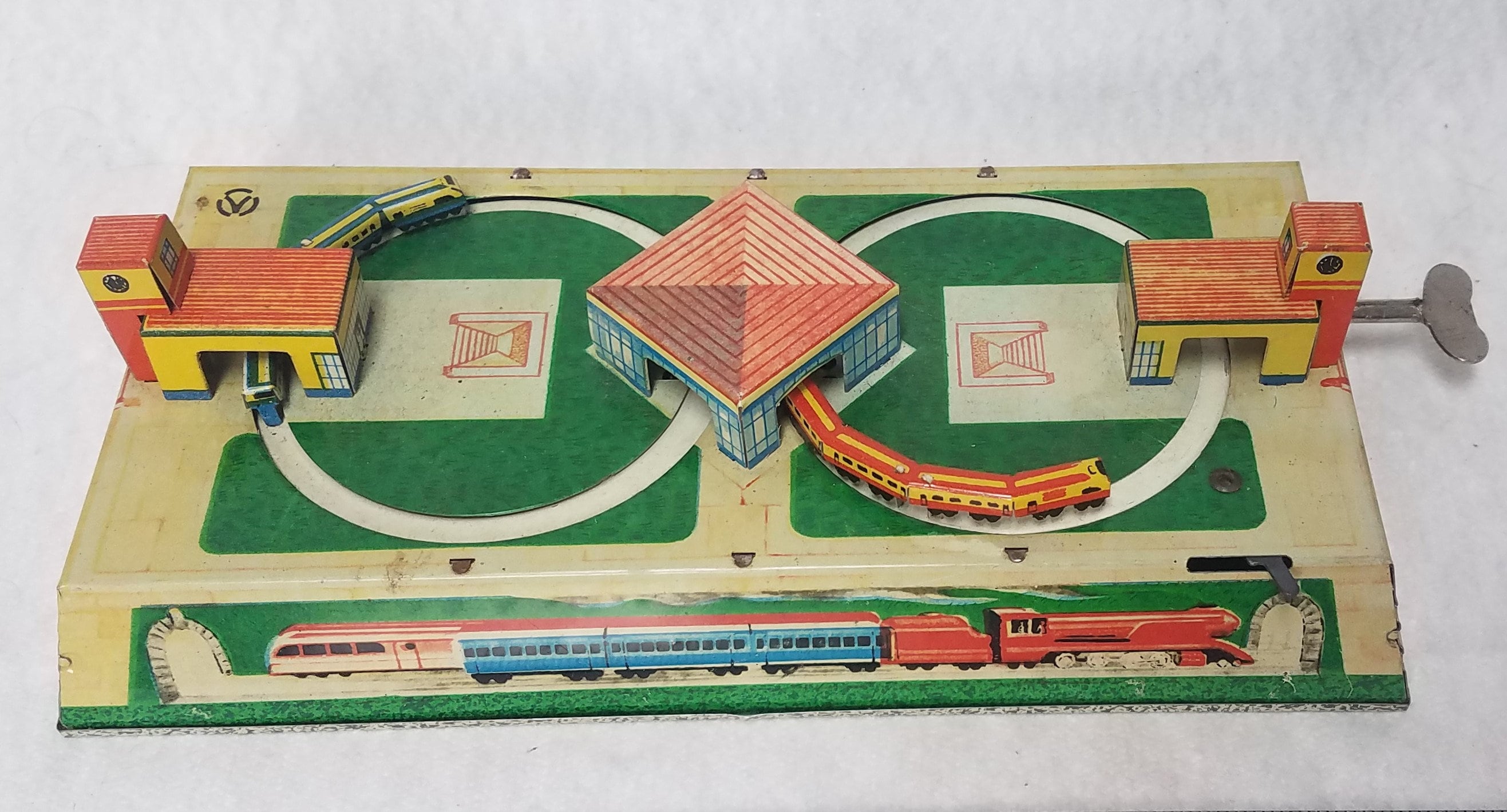 Russian Wind-up Metal Toy Train Made in the Soviet Union Era - Etsy