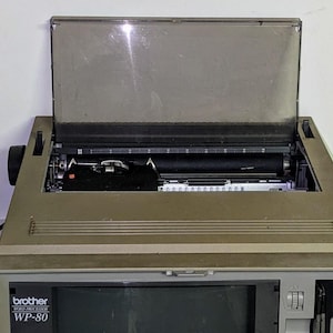 Vintage Brother Word Processor Model WP-80 WORKING CONDITION - Etsy