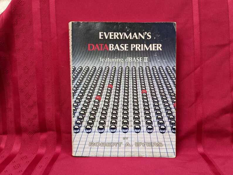 Mini Library of 3 Early 1980s PC Database Program Manuals Dbase II the ...