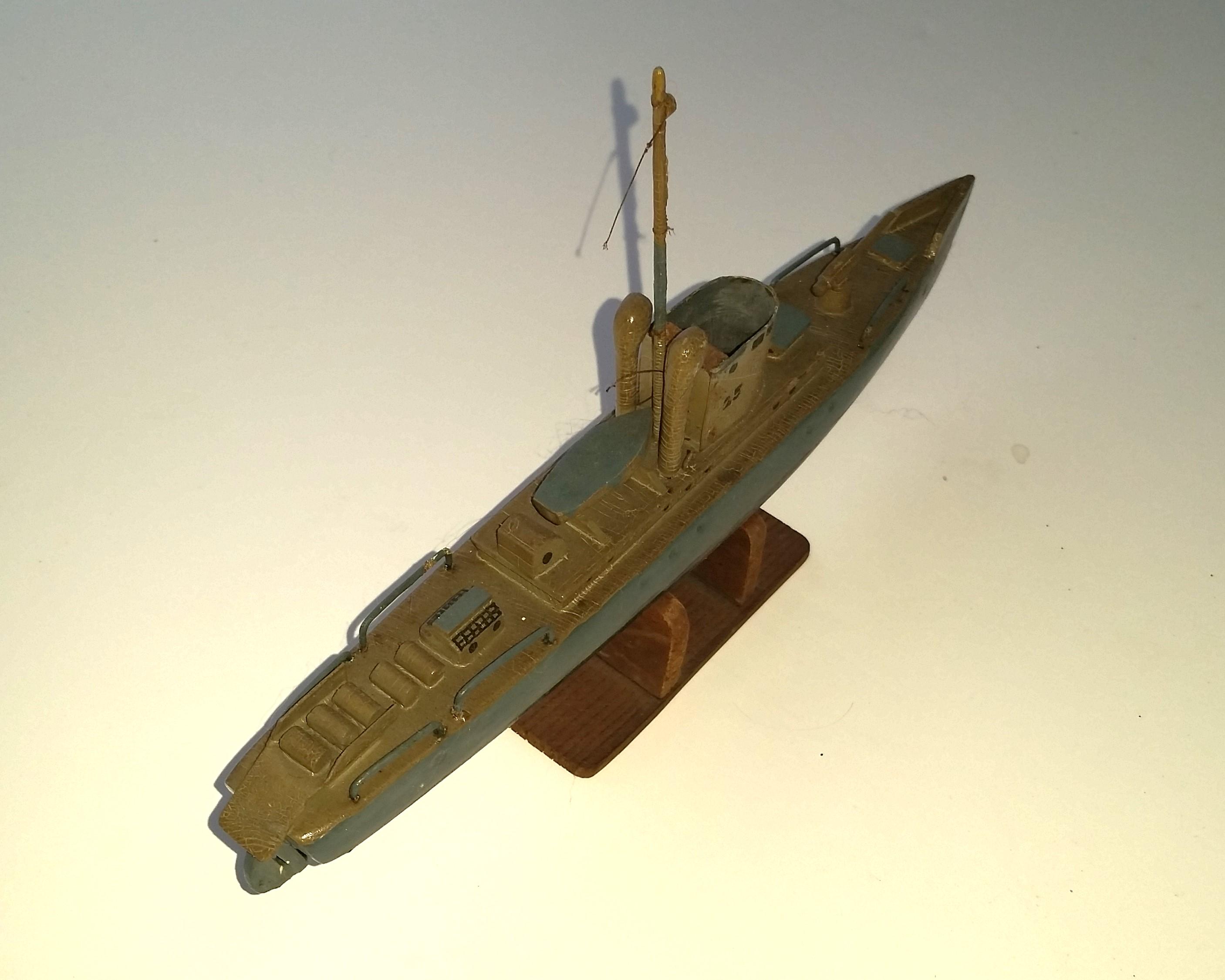Wooden Ship Model of USS SC 25 Sub Chaser From WWI From the Famed ...