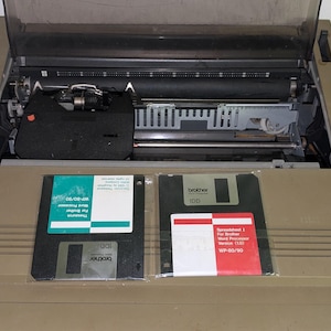 Vintage Brother Word Processor Model WP-80 WORKING CONDITION - Etsy