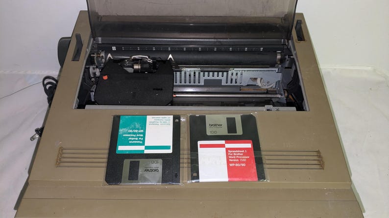 Vintage Brother Word Processor Model WP-80 WORKING CONDITION - Etsy