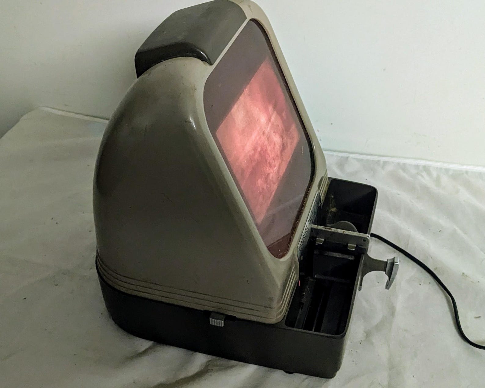 Retro Tech Table Slide Viewer Kodaslide Model A 35mm Slide Viewer ...