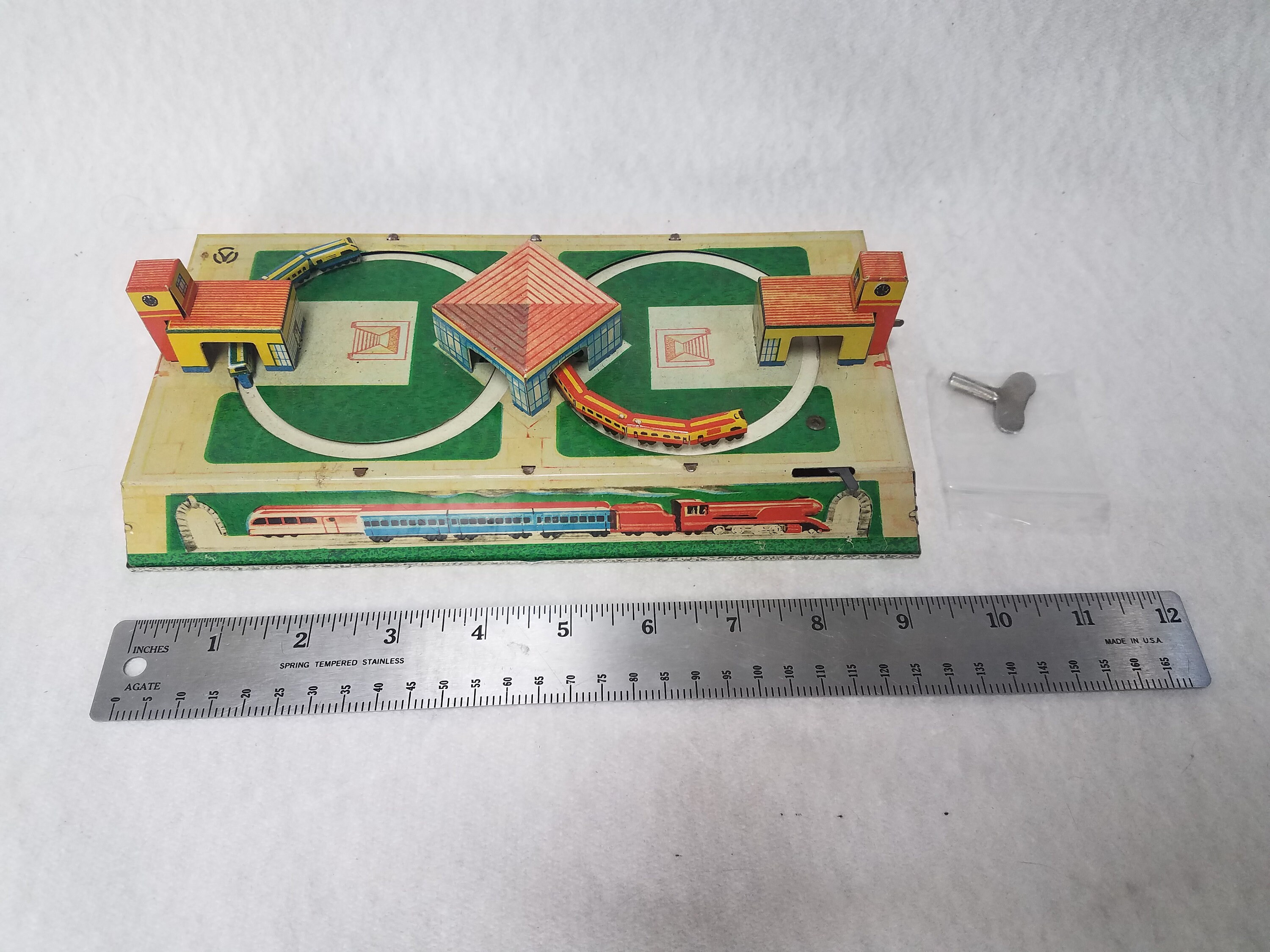 Russian Wind-up Metal Toy Train Made in the Soviet Union Era - Etsy