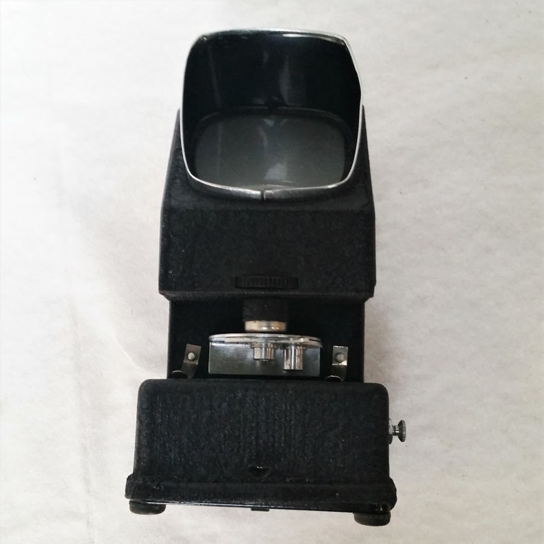 Vintage 35 Mm Slide Viewer Black Metal Construction 1940s - Etsy