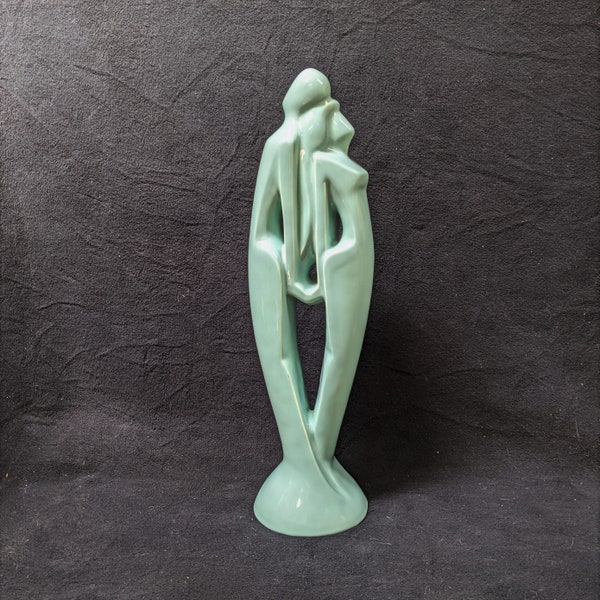 Art Deco Man and Woman Statue - Etsy